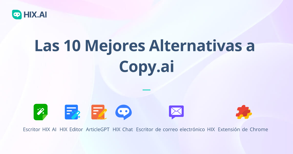 Las 10 mejores alternativas a Copy AI para 2025 - Consejos IA